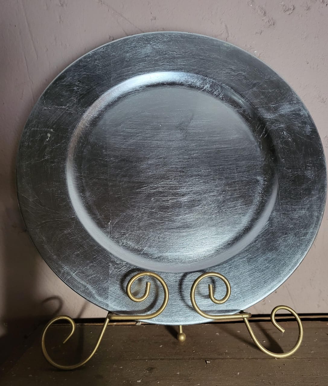 Plain Silver Underplate - Vision Into Reality