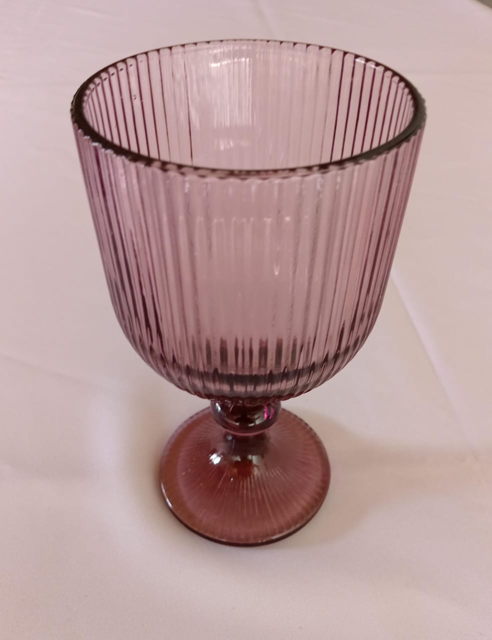 Pink Glass Goblets - Vision Into Reality
