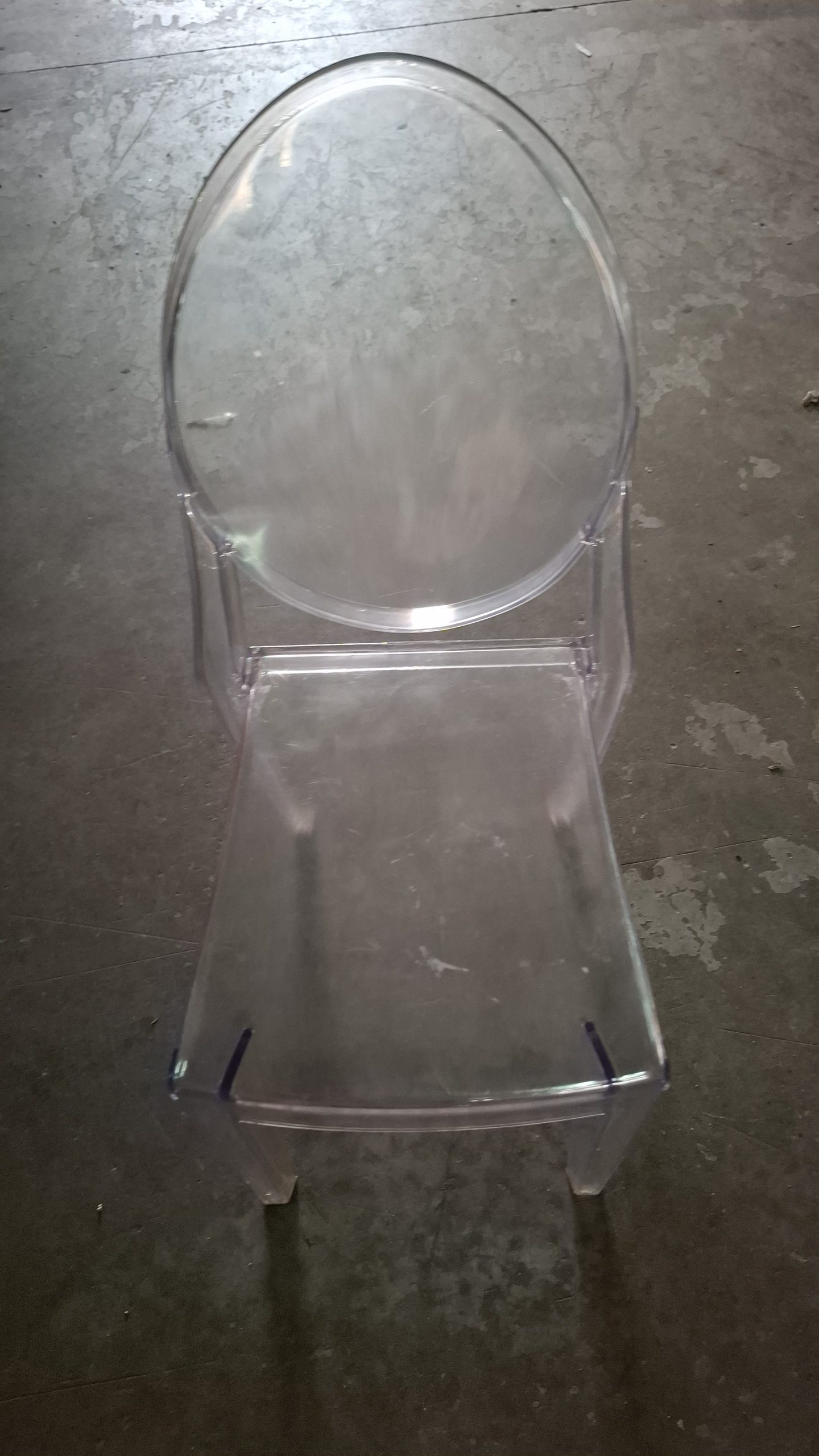 clear ghost chair - Vision Into Reality
